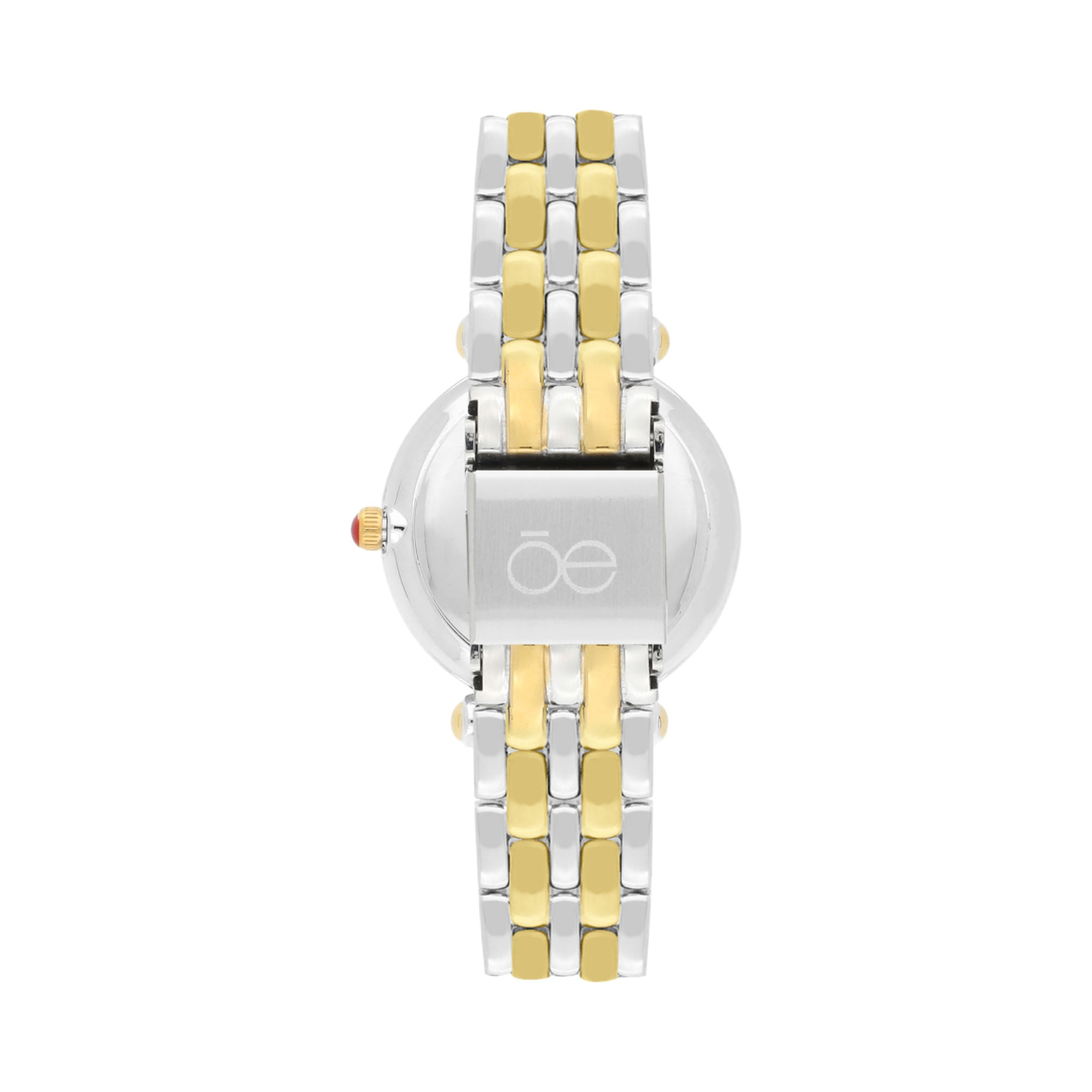 Reloj Análogo Para Dama Con Correa De Acero Inoxidable Y Flores En ...