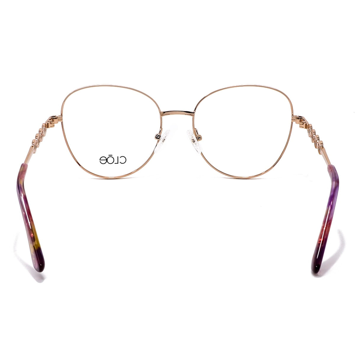 Lente Oftálmico Forma Ovalada Con Armazón De Metal Color Copper - CLOE MX