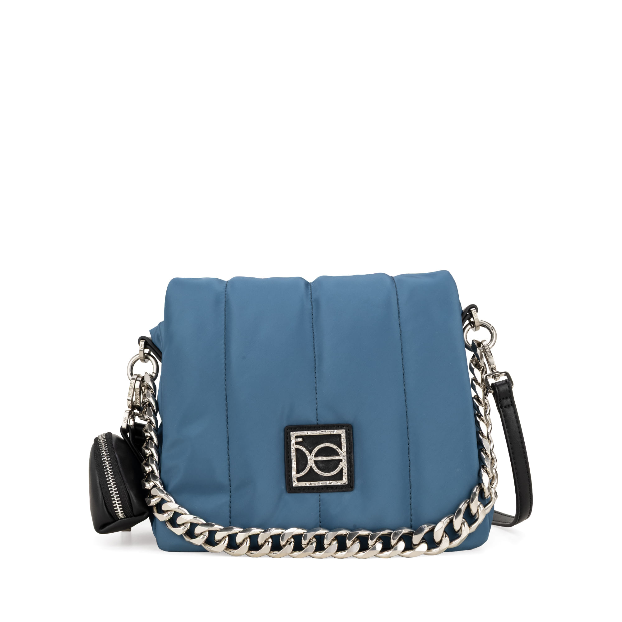 Bolsa Briefcase Mediana Look Puffy Color Azul - CLOE MX